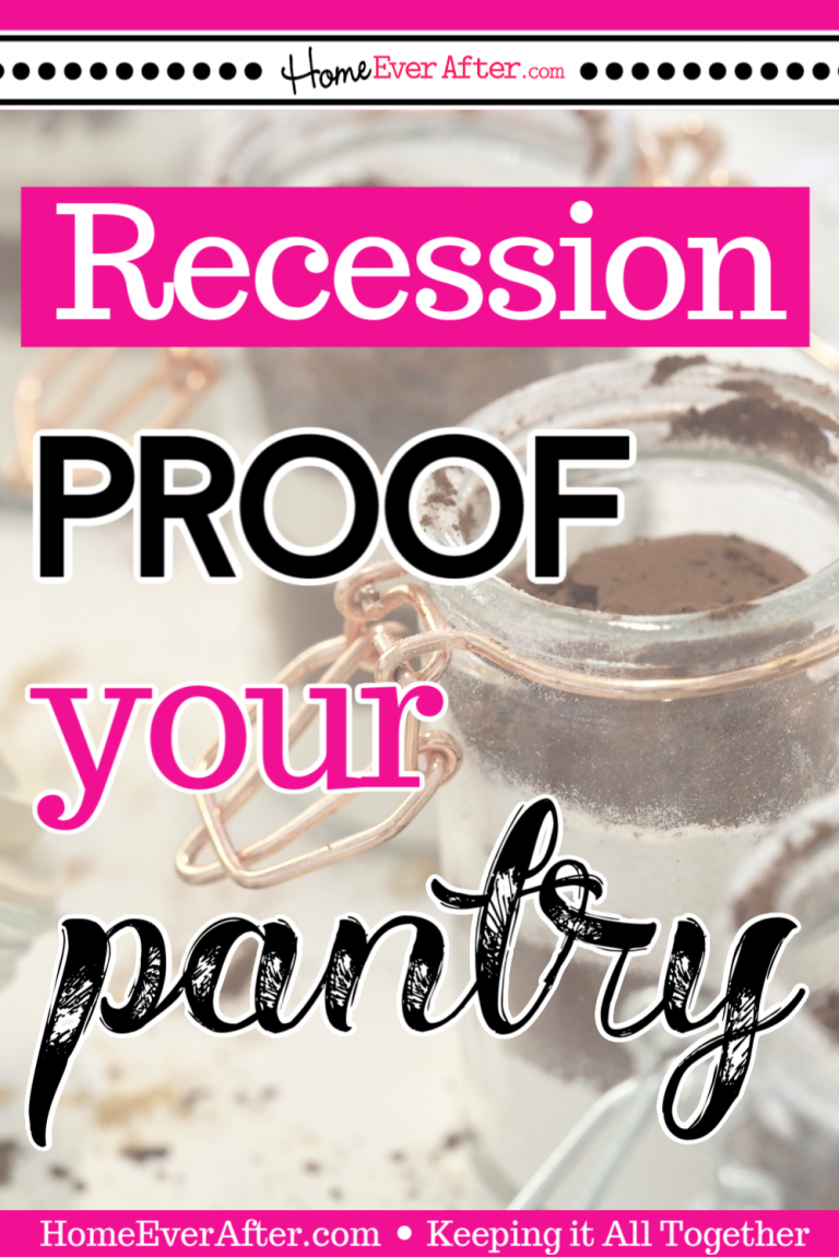 9 Step Plan to Recession Proof Your Pantry and Food – Home Ever After